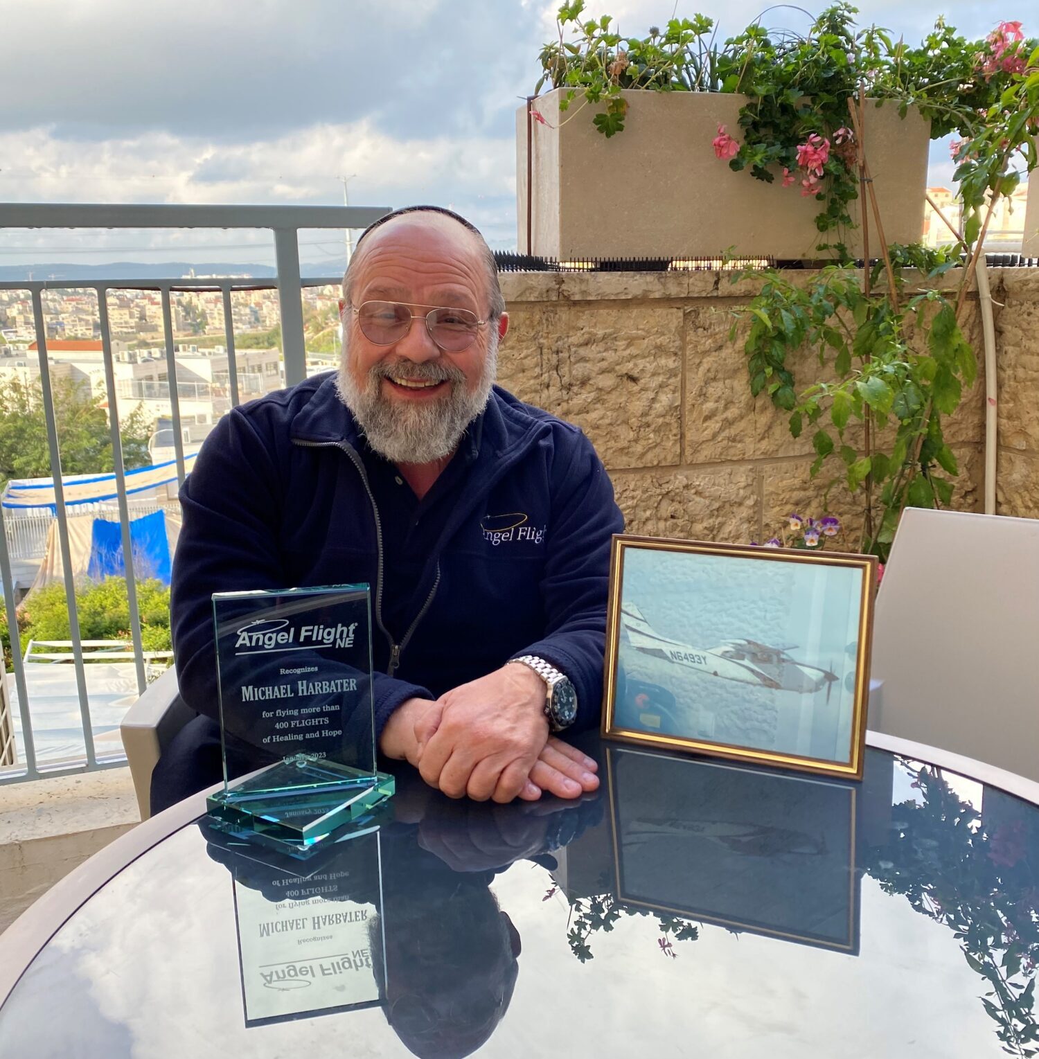 AFNE Volunteer Michael Harbater Completes 400 Flights - Angel Flight NE